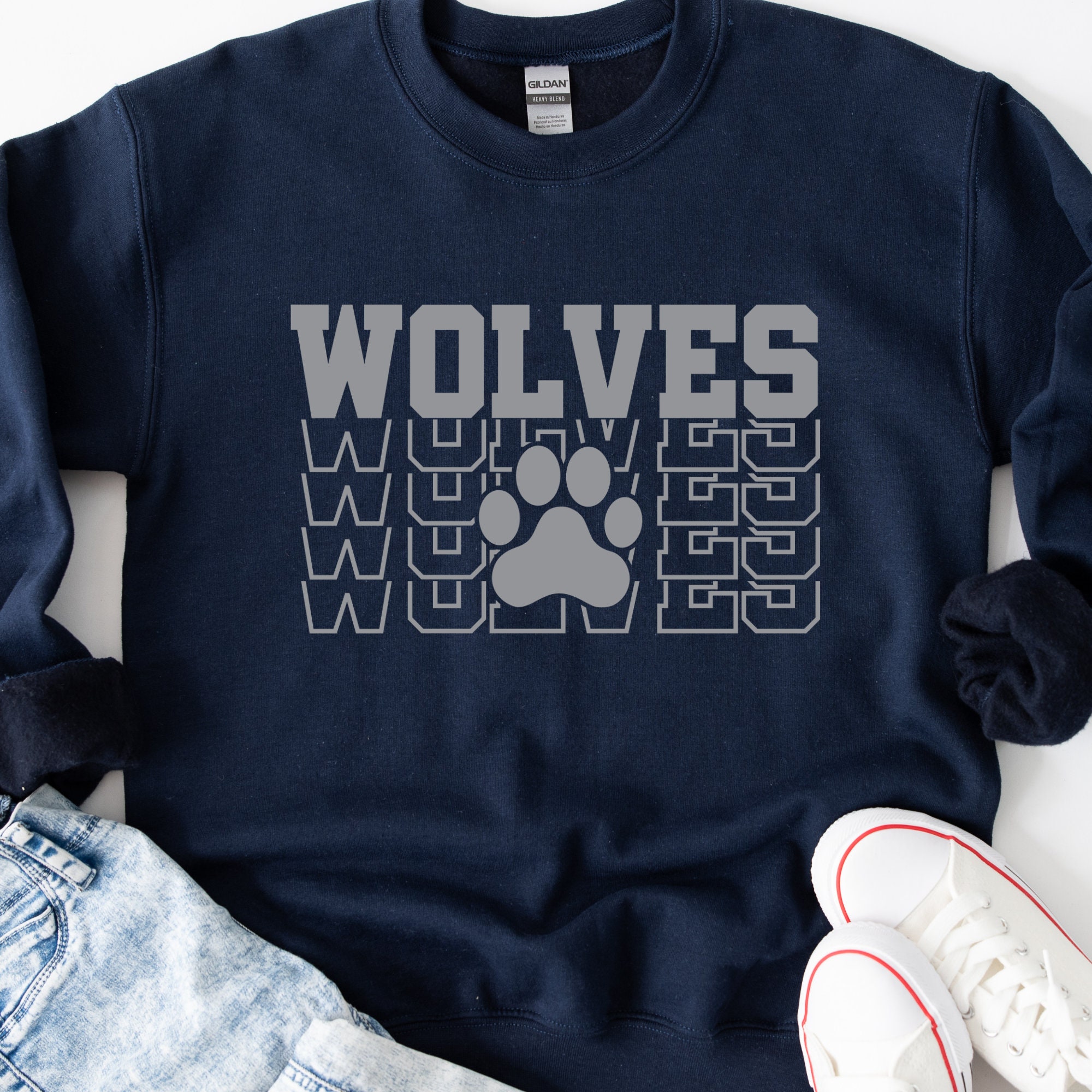 Wolves Mascot SVG PNG: School Team Logo (digital Download) - Etsy