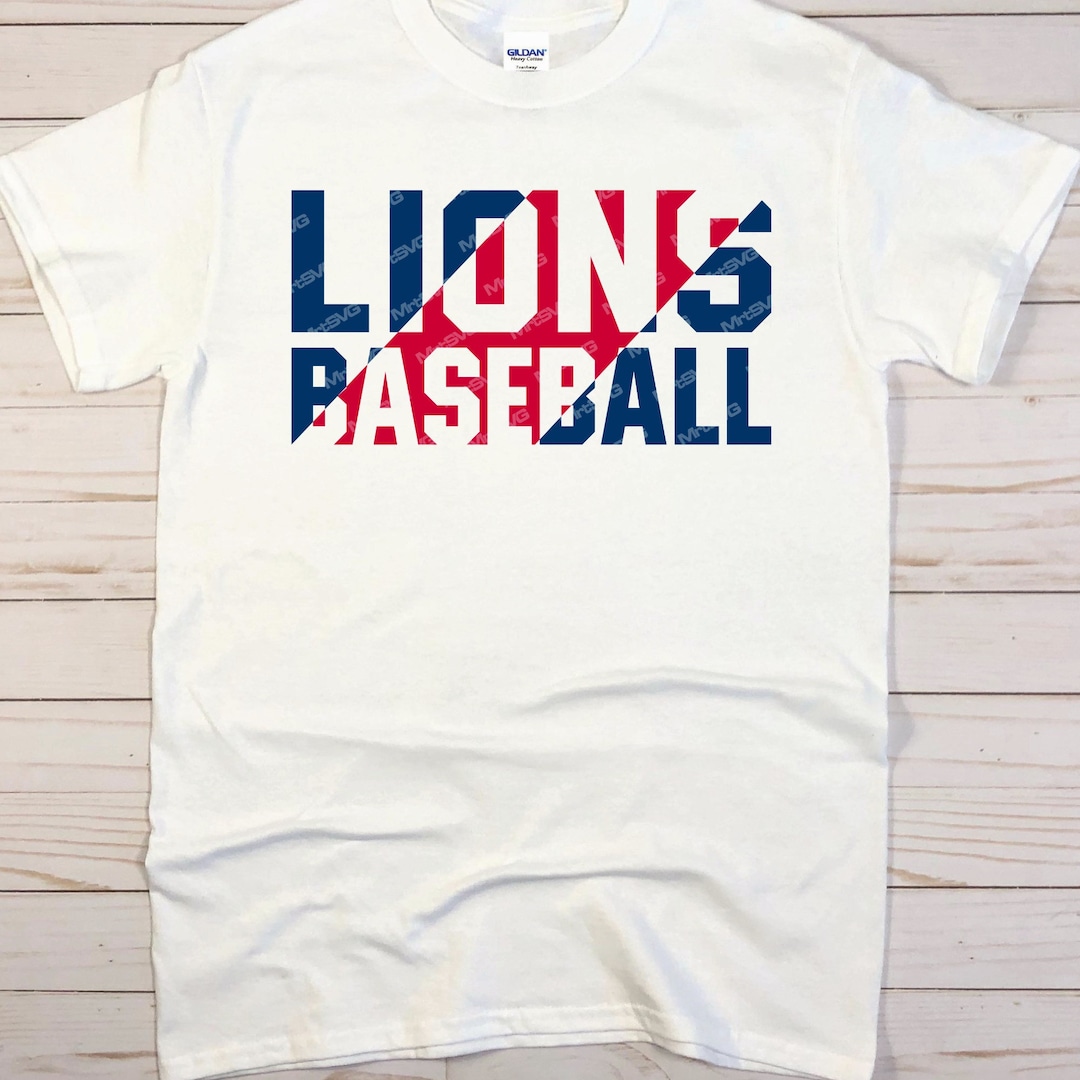 Lions Baseball Mascot SVG PNG: Cricut, Silhouette (digital Download) - Etsy