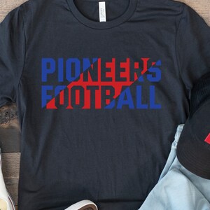 Pioneers Football SVG: Cricut & Silhouette Cut File (digital Download ...