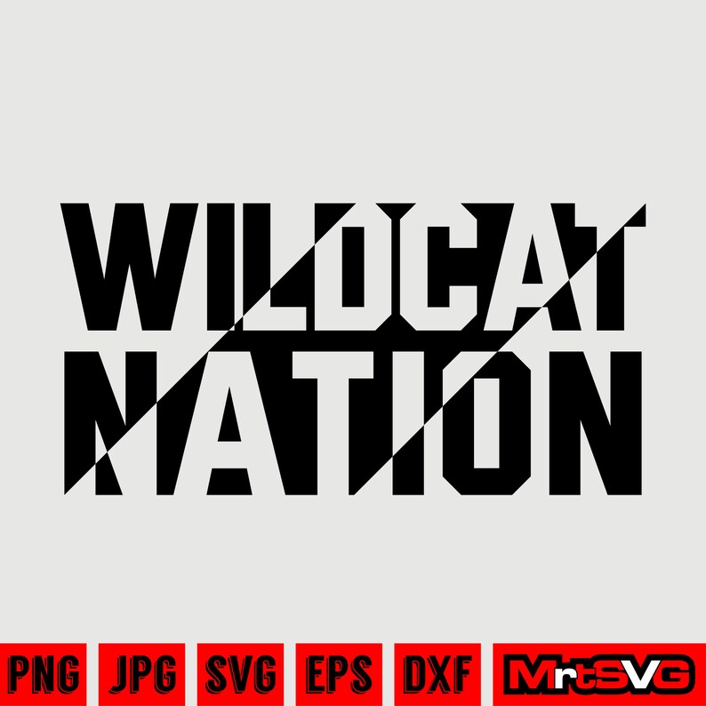 Wildcats Mascot SVG PNG: Wildcat Nation Design (digital Download) - Etsy