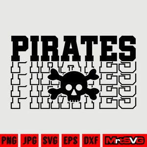 Pirates Svg Png, Pirates Mascot Svg, Pirates Svg, Pirates School Team ...