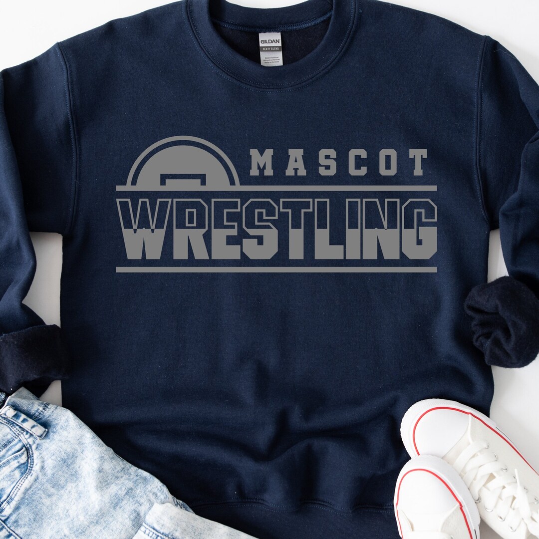 Wrestling Team Logo SVG: Cricut & Silhouette Designs (digital Download ...