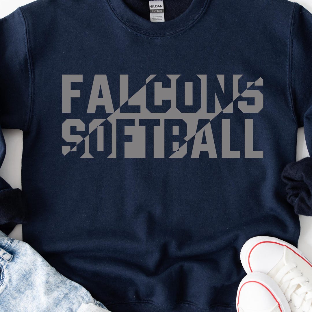 Falcons Softball Svg, Falcon Softball Svg, Falcon Svg, Falcons Svg ...