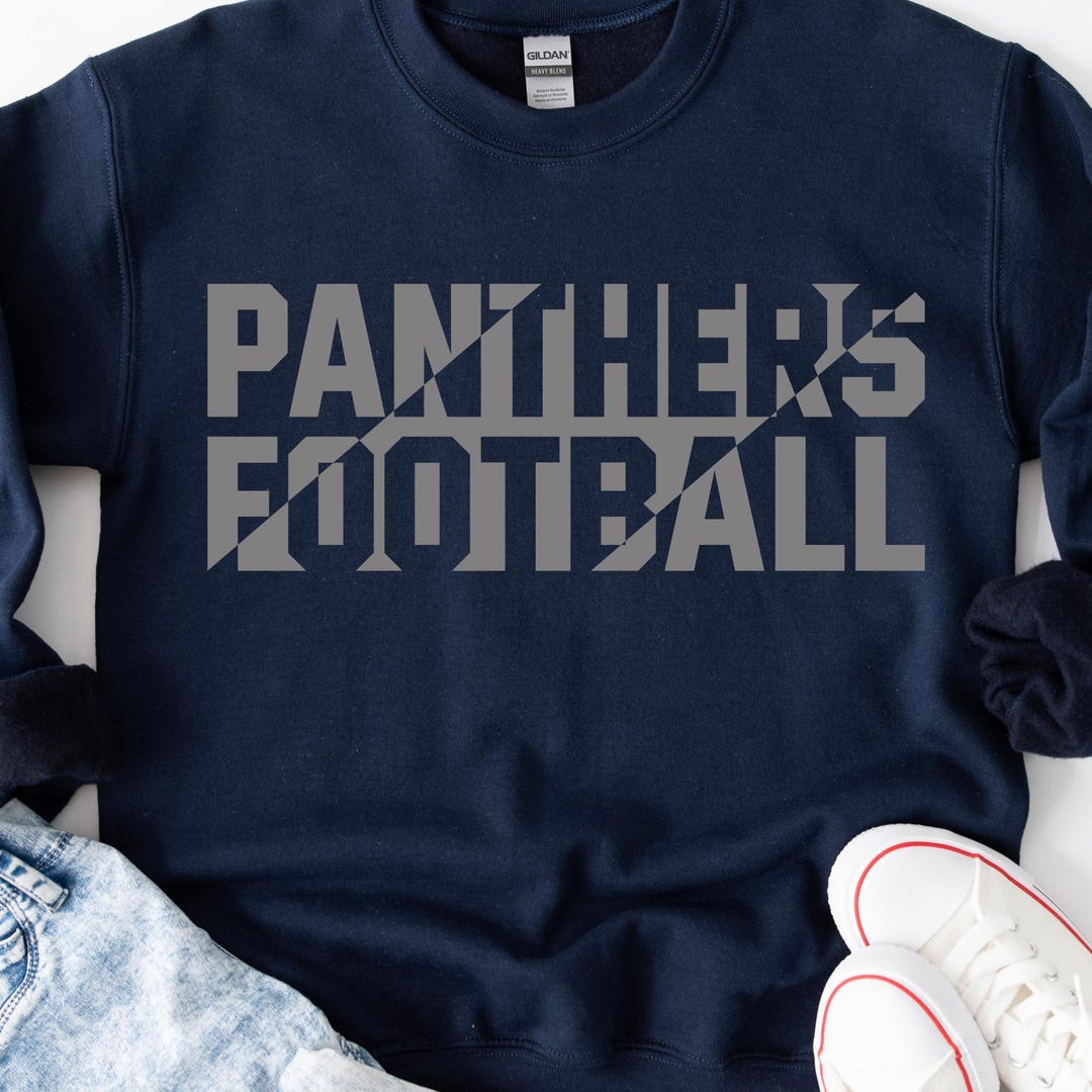 Panthers Football Svg, Panther Football Svg, Panther Svg, Panthers Svg ...