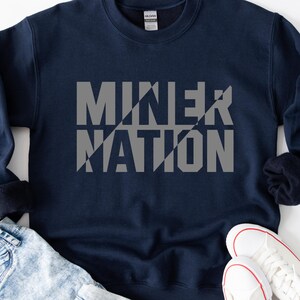 Miner Nation Svg, Miners Mascot Svg, Miners School Spirit Svg, Miners ...