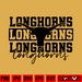 Longhorns Mascot SVG: School Team Cheer Design (digital Download) - Etsy
