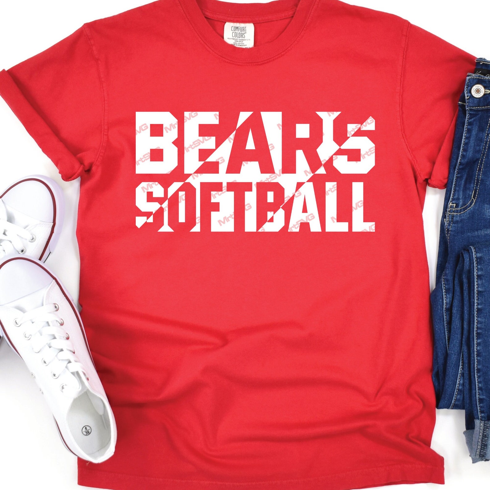 Bears Softball Svg, Bear Softball Svg, Bears Svg Png, Bear Svg ...