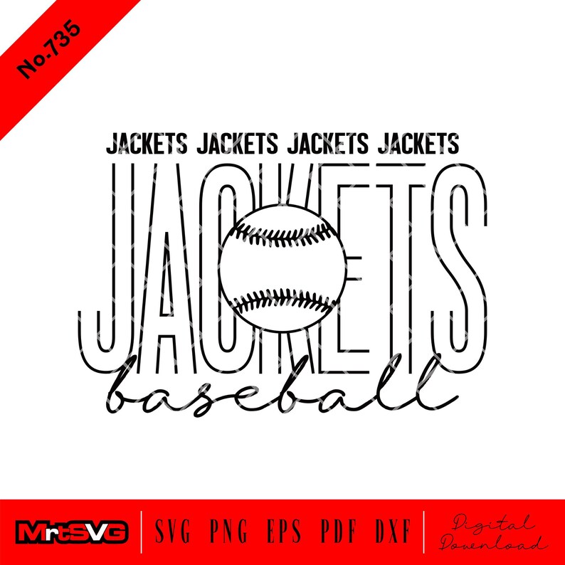 Jackets Baseball SVG, PNG, High School Team (digital Download) - Etsy