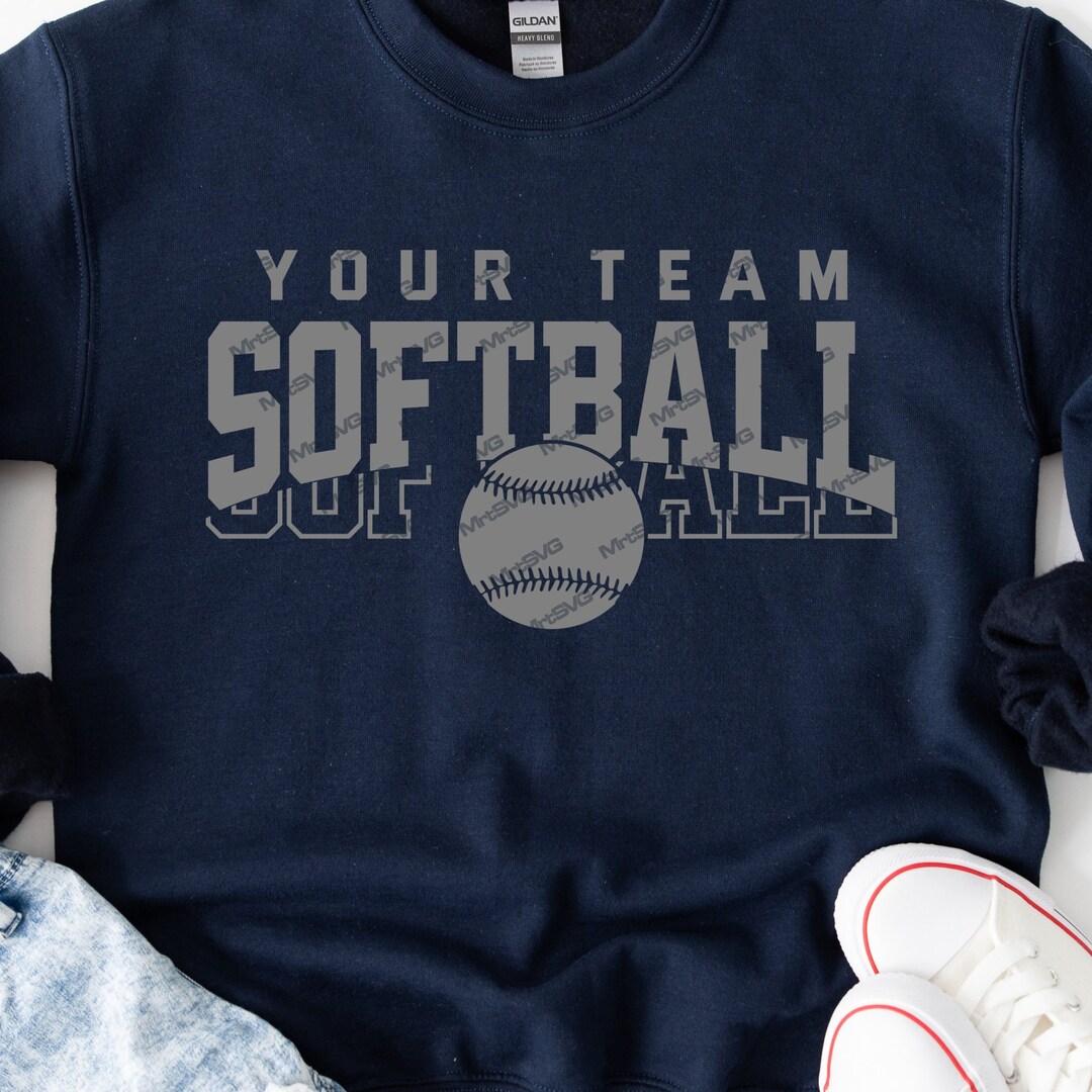 Softball Svg Png, Softball Svg for Shirts, Softball Team Logo, Softball ...