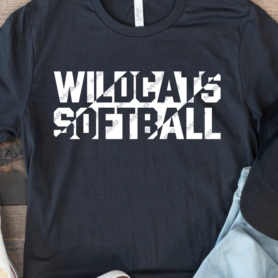 Wildcats Softball SVG: Mascot Cut File (digital Download) - Etsy