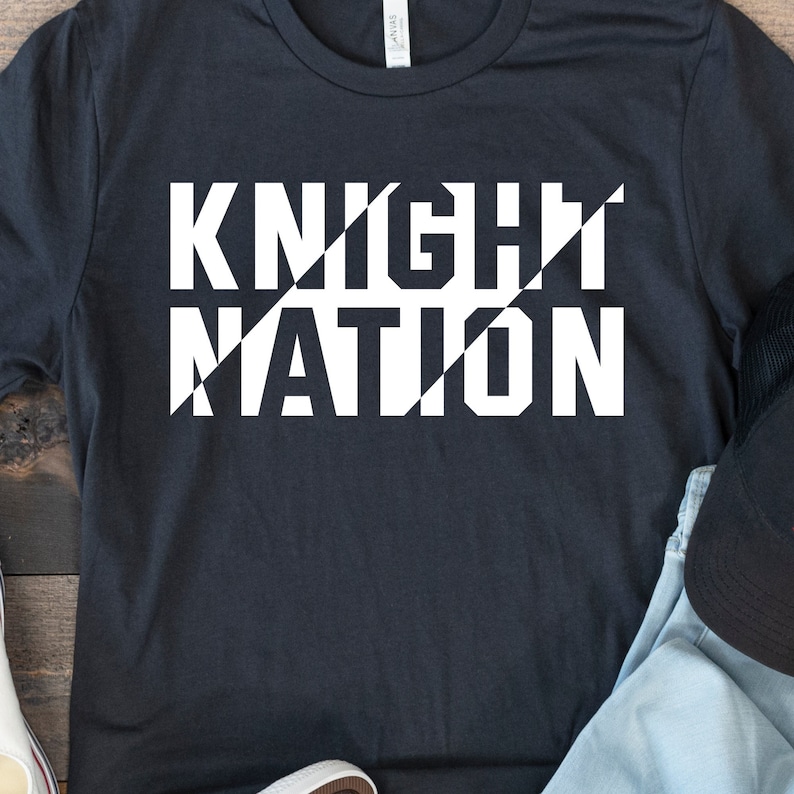 Knight Nation SVG: Mascot School Logo, Cricut Silhouette (digital ...