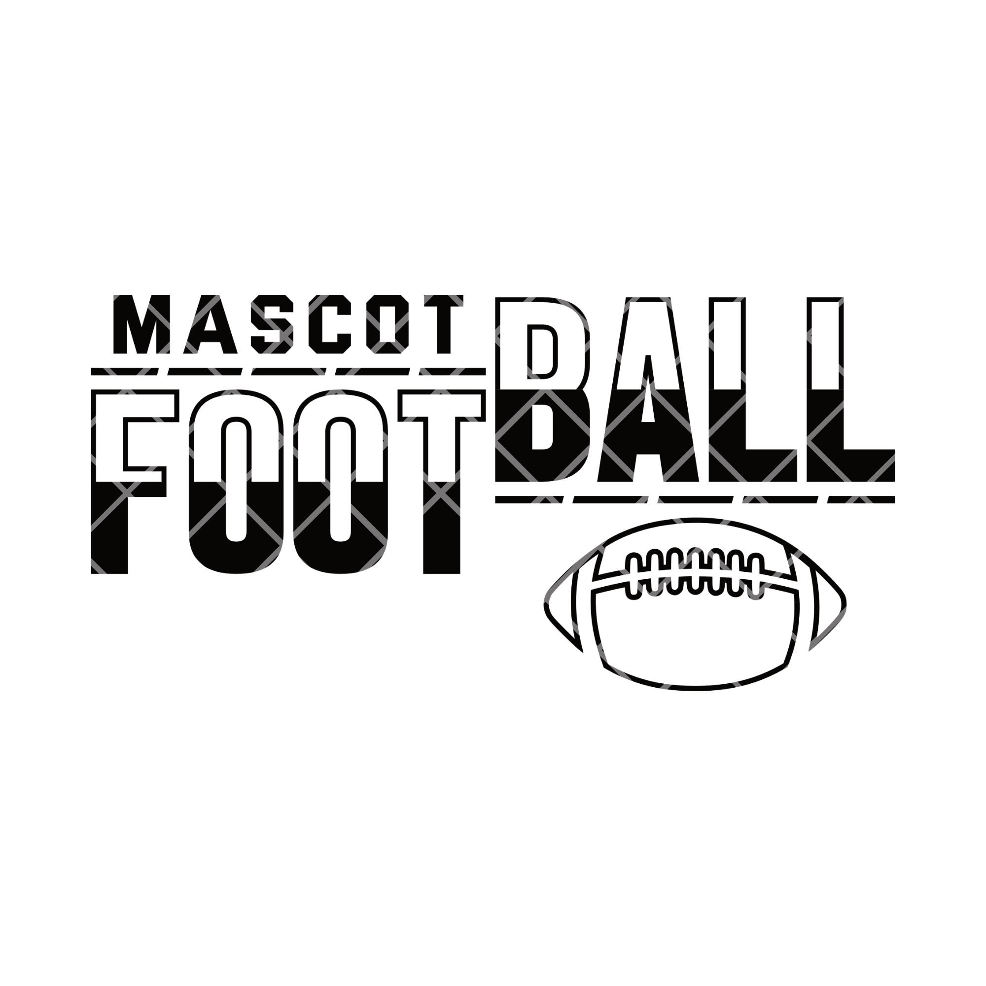 Football Team SVG Cut Files: Logo, Clipart, and Template (digital ...