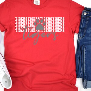 Tigers Svg, Tiger Svg Png, Tigers Mascot Svg, Cricut Svg, Silhouette ...