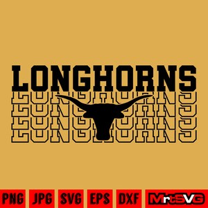 Longhorns Mascot SVG: School Team File for Cricut (digital Download) - Etsy