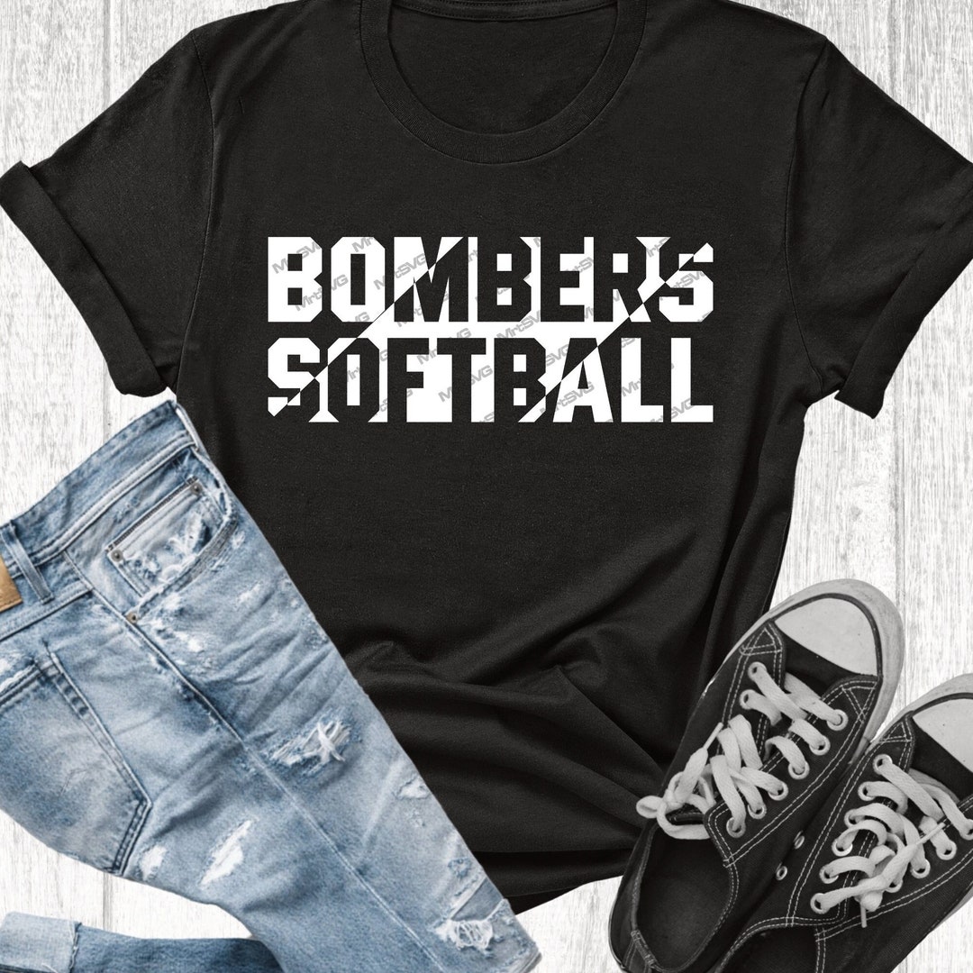 Bombers Softball Svg Png, Bombers Mascot Svg, Bombers School Spirit Svg ...