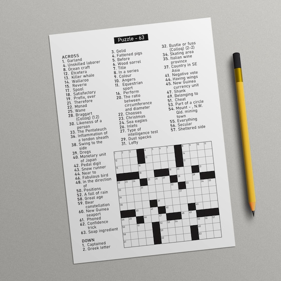 Crucigramas Imprimibles Para Personas Mayores Crucigramas Para