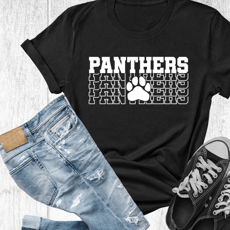 Panthers Mascot SVG PNG: School Team Paw Design (digital Download) - Etsy