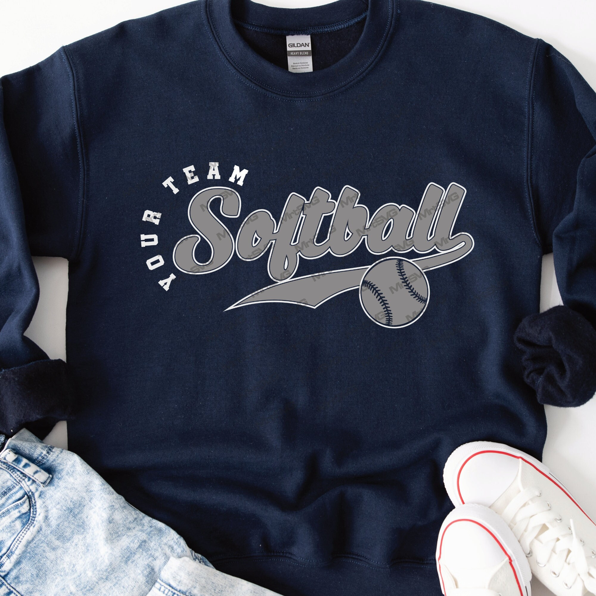 Softball Team SVG: Shirt Design, Logo (digital Download) - Etsy