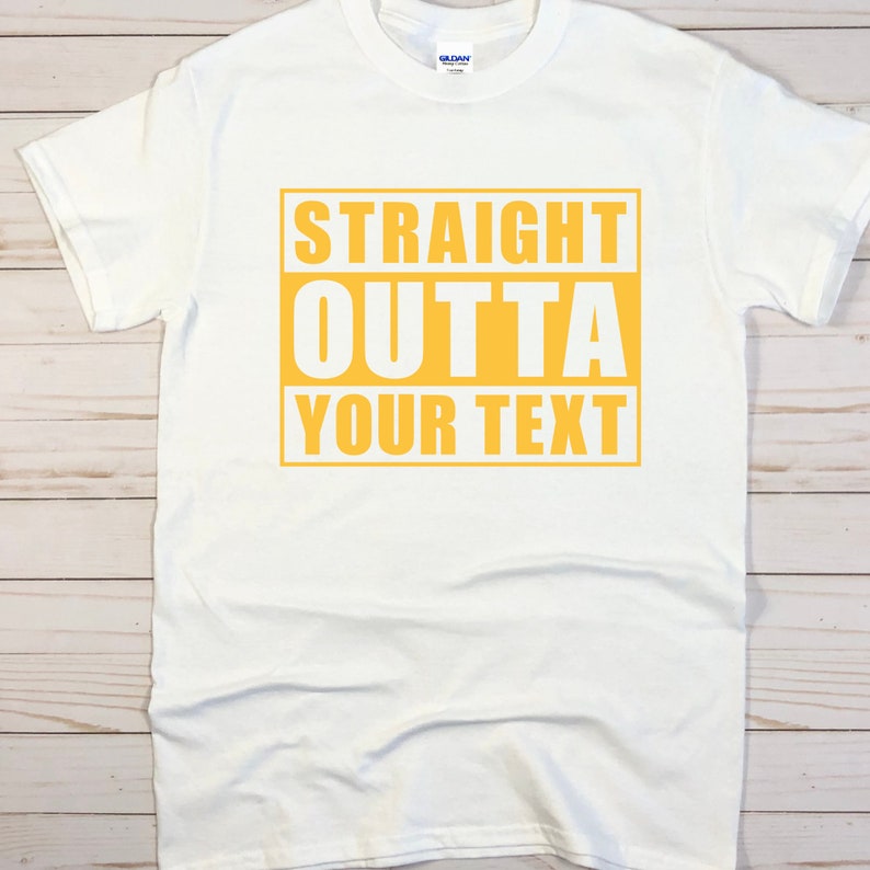 Straight Outta Svg, Png, Dxf, Eps, Straight Outta Your Text Svg ...