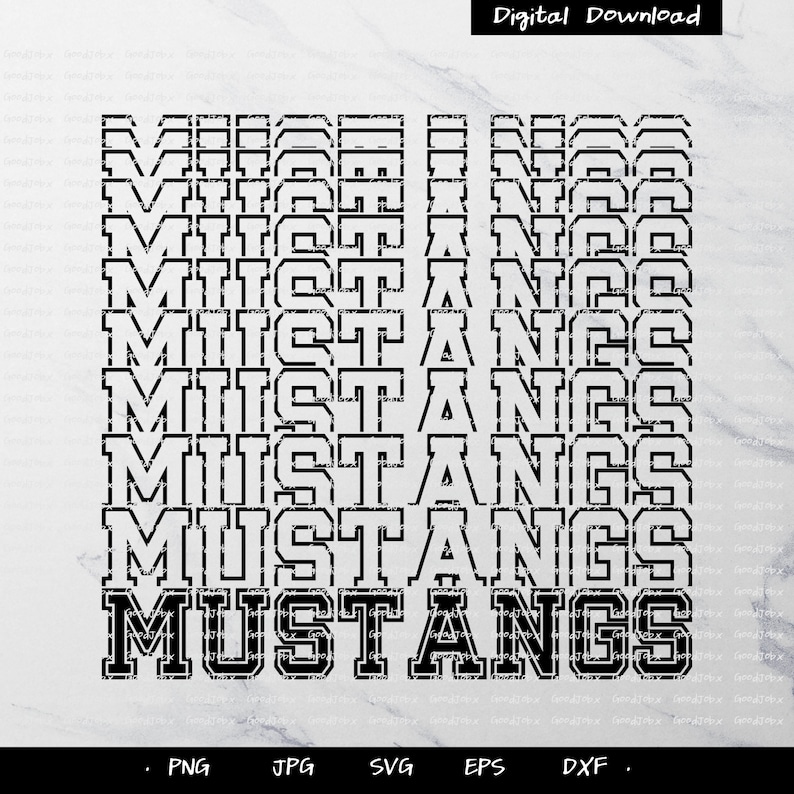 Mustangs Svg Mustang Svg Svg Cut File Svg Voor Cricut of - Etsy