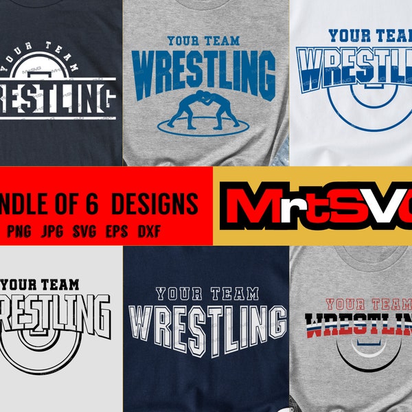 Wrestling Svg Bundle - Etsy