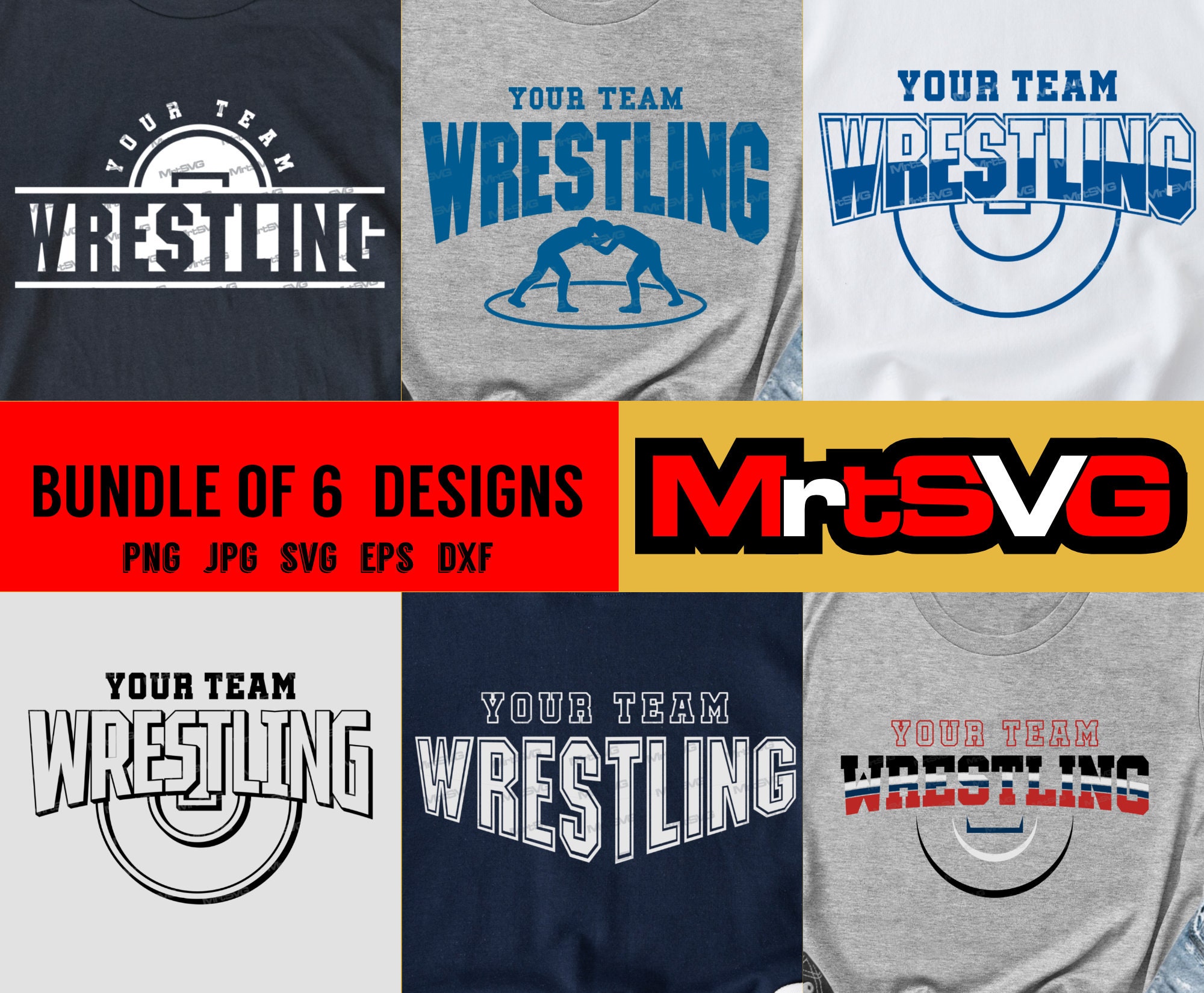 Wrestling Bundle Svg Template Bundle Svg Eps Dxf Wrestling - Etsy