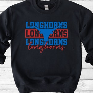 Longhorns Mascot SVG: School Team Cheer Design (digital Download) - Etsy