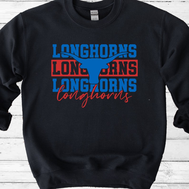Longhorns Mascot SVG: School Team Cheer Design (digital Download) - Etsy