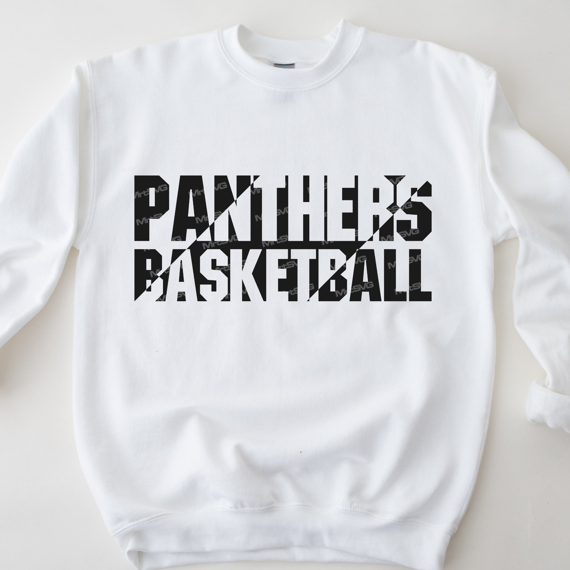 Panthers Basketball Design SVG: School Spirit Shirt (digital Cut File ...