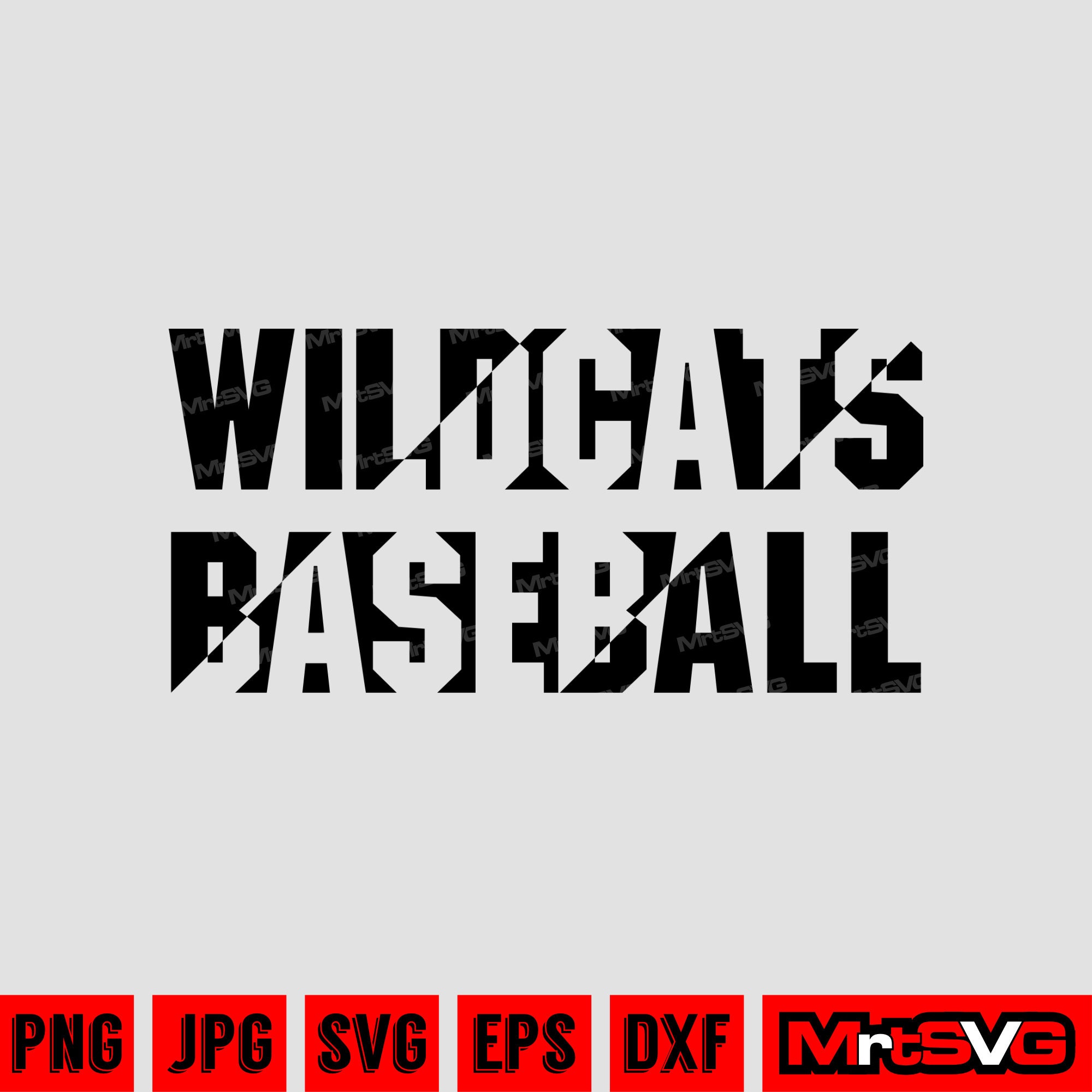 Wildcats Baseball SVG: School Pride Cut File (digital Download) - Etsy