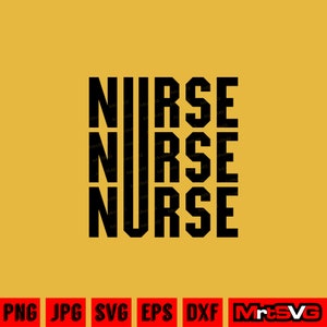 Nurse Svg, Nurse Cut File, Nurse Word Art, Svg, Dxf, Eps, Cut File ...