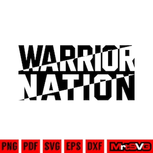 Warrior Nation Svg, Warrior Svg, Warriors Mascot Svg, Warriors Svg ...