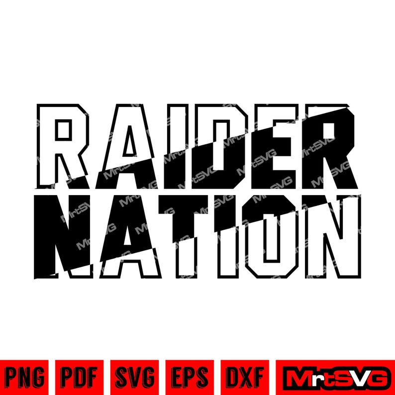 Raider Nation SVG PNG: Raider Mascot, School Spirit (digital Download ...