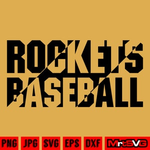Rockets Baseball Svg Png, Rocket Baseball Svg, Rockets Svg, Rocket Svg ...
