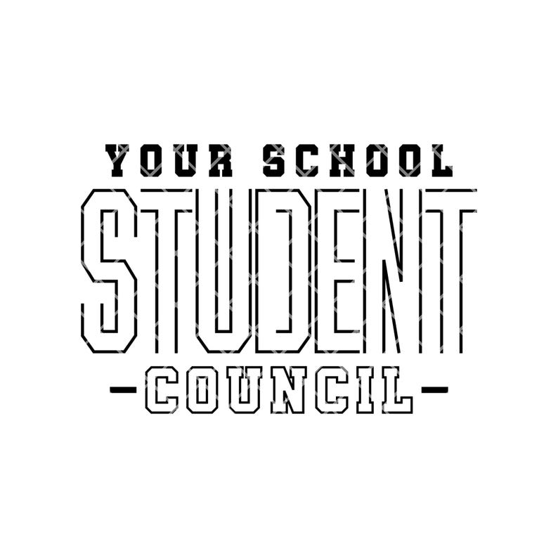 Student Council Design Svg Png, Shirt Design (digital Download) - Etsy