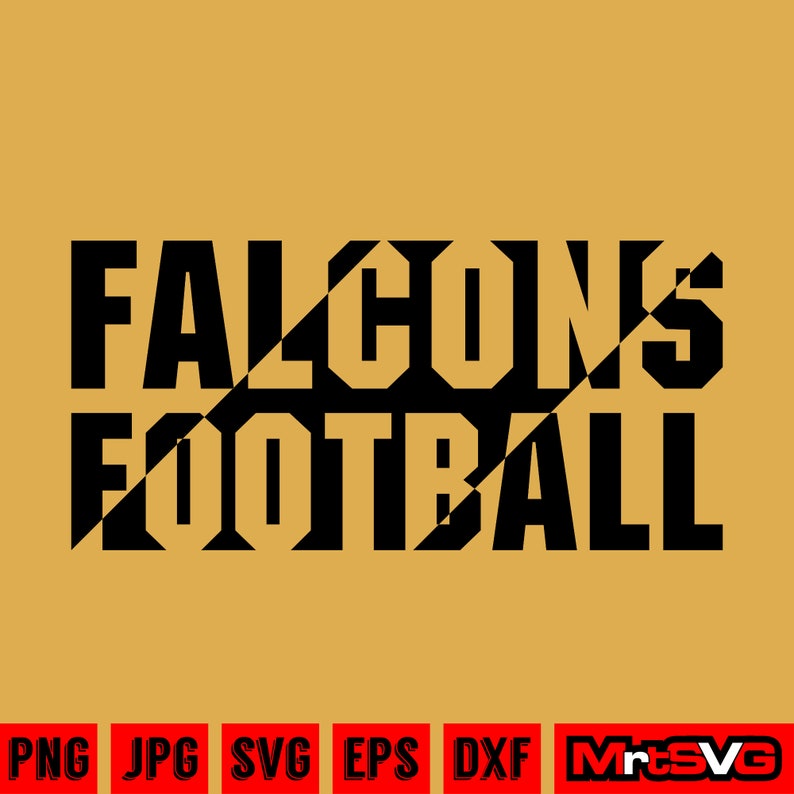 Falcons Football - Falcons Football Design - Svg Png Eps Dxf - Cricut ...