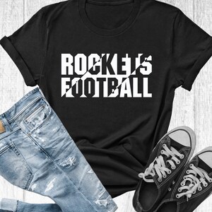 Rockets Football Svg Png, Cricut Svg, Silhouette, Rocket Football Logo ...