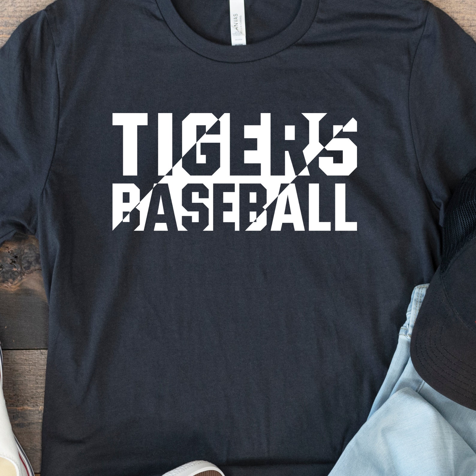 Tigers Baseball SVG: Mascot Design, Cricut, Silhouette (digital ...