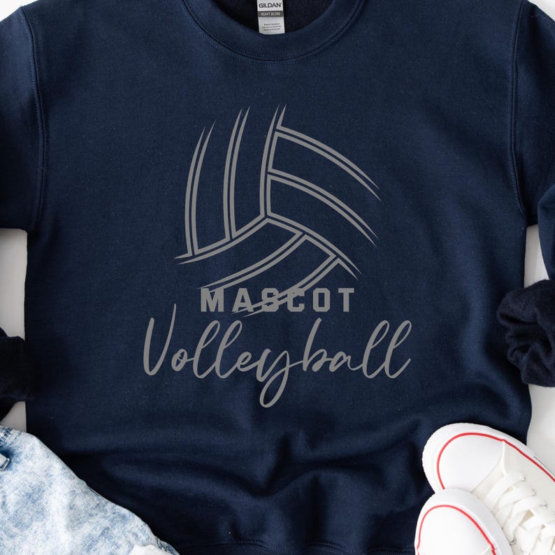 Volleyball Team Mascot SVG, PNG, Clipart (digital Download) - Etsy