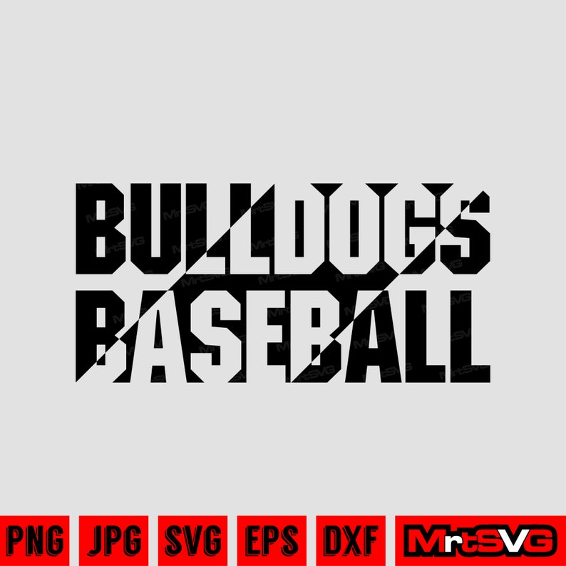 Bulldogs Baseball SVG PNG: Cricut & Silhouette Cut Files (digital ...