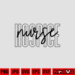 Hospice Nurse Svg, Png, Cut File (digital Download) - Etsy