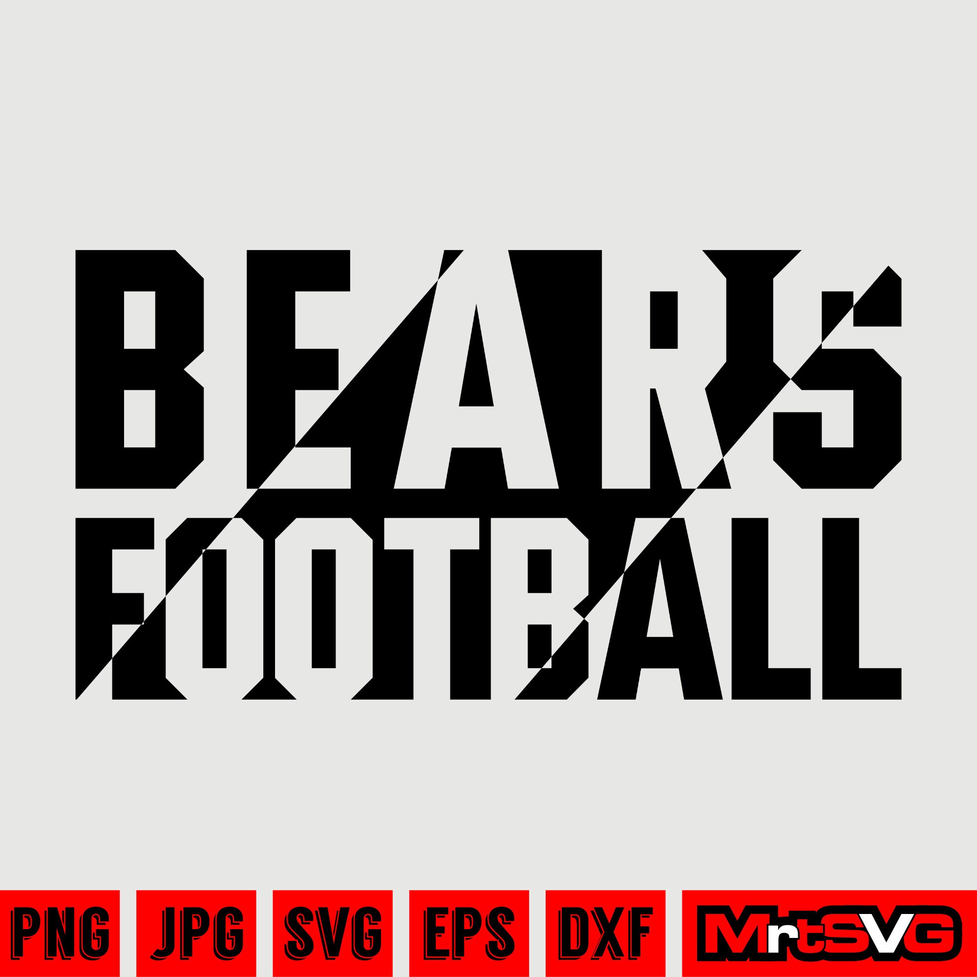 Bears Football Svg Bears Football Png Bears Svg Bear Svg - Etsy