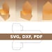 Envelope Flower Gift Box, Envelope Flower Box Template, Envelope Gift ...