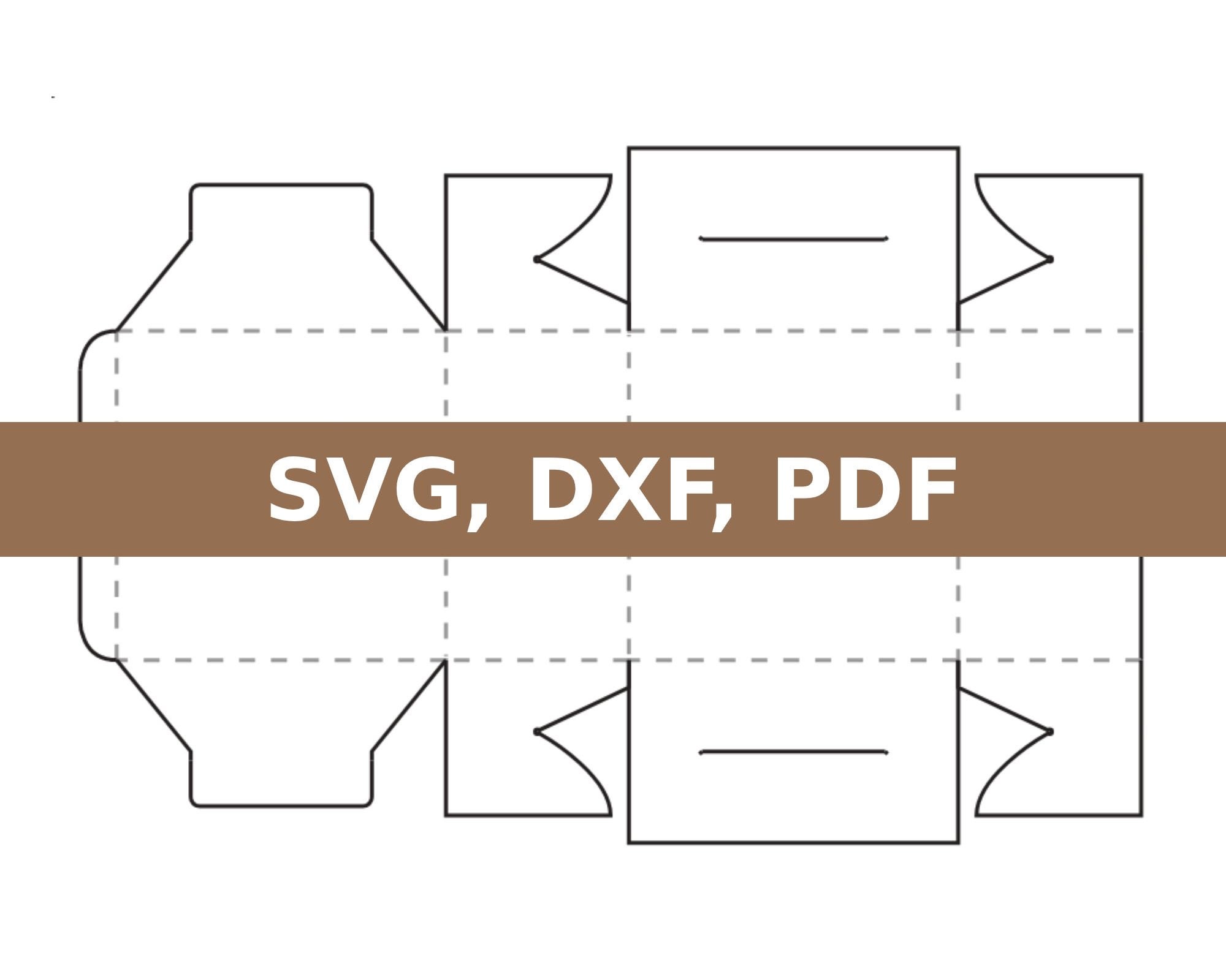Shipping Box Template, Square Box, Square Container, Mailing Box ...
