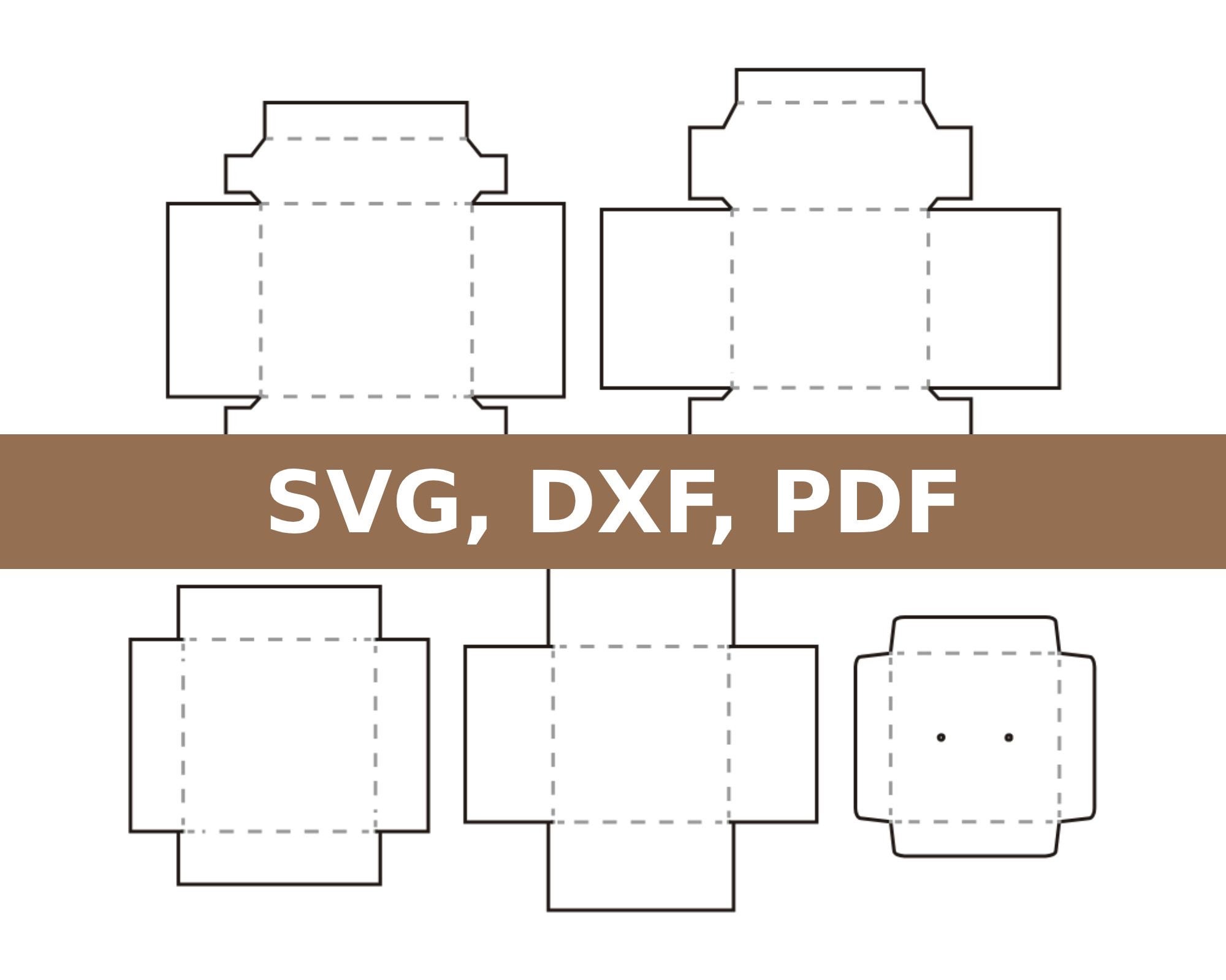 Earring Box, Ring Box, Jewelry Box Template, Jewelry Packaging ...