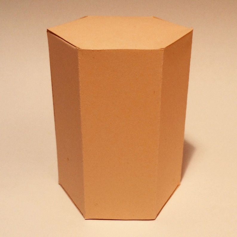 Hexagon Box Template, Hexagon Gift Box, Hexagonal Gift Box, Hexagonal ...