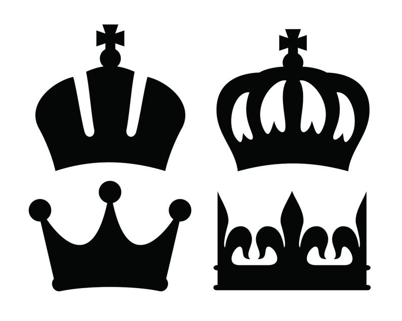 Crown Svg, Crown Template, Crown Dxf, Crown Png, Crowns Png, Crown ...