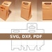 Briefcase Box Template, Gift Box With Handle, SVG, PDF, Cricut, Silhouette - Etsy