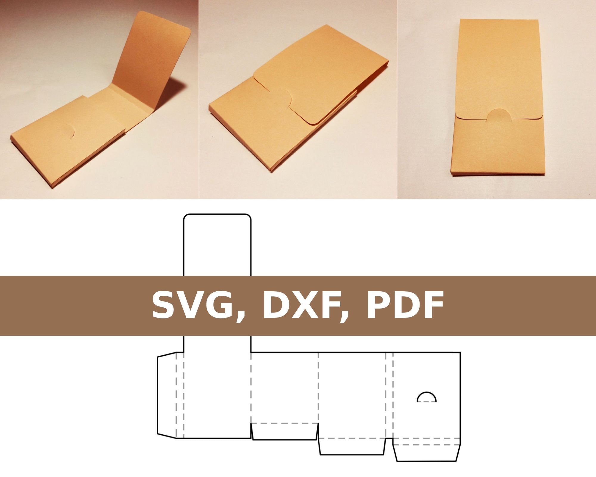 Card Holder Template, Card Wallet, Card Box, Business Card Holder ...