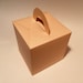 Box With Handle Template, Cube Box, Favor Box, Square Box, Gift Box ...